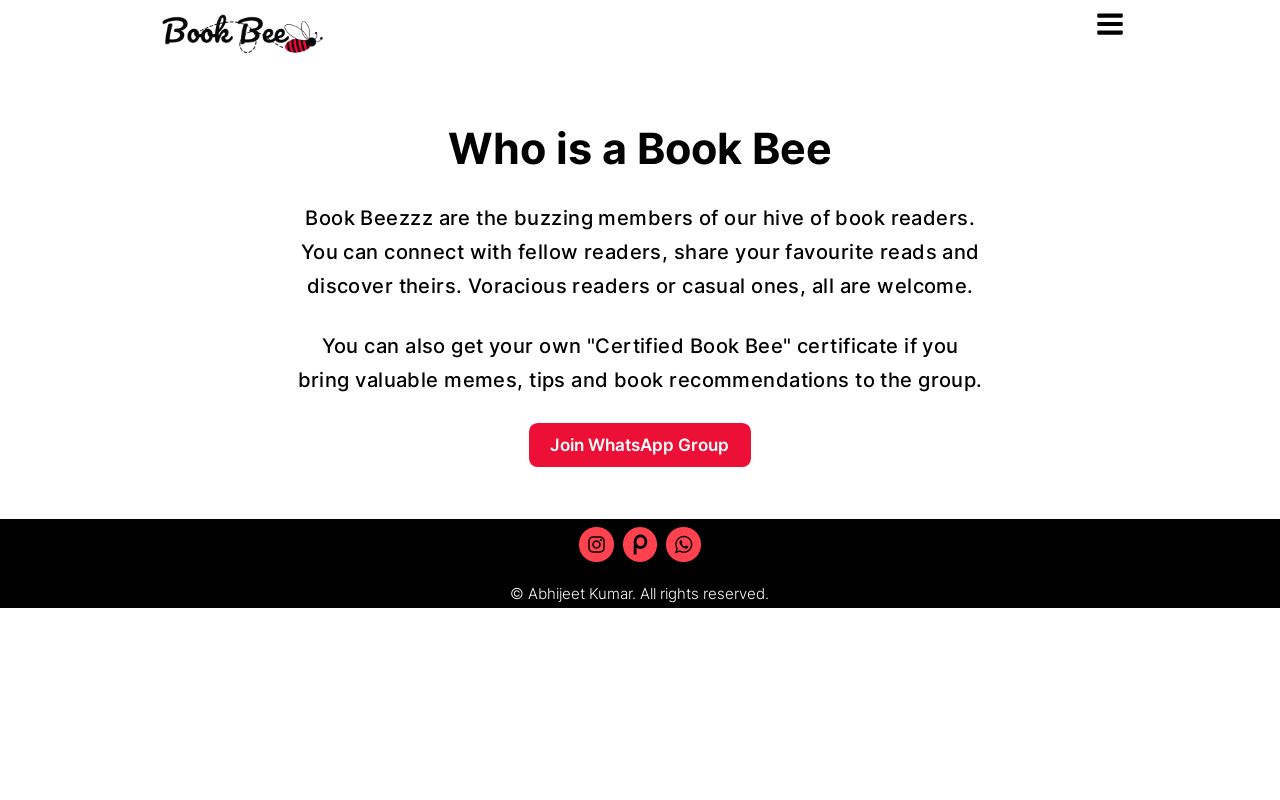 Certified Book Bee